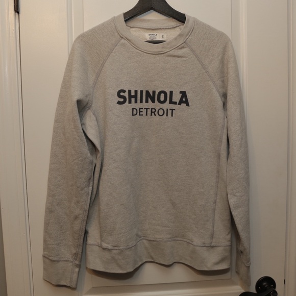 Shinola | Shirts | Shinola Detroit Grey Logo Sweatshirt | Poshmark